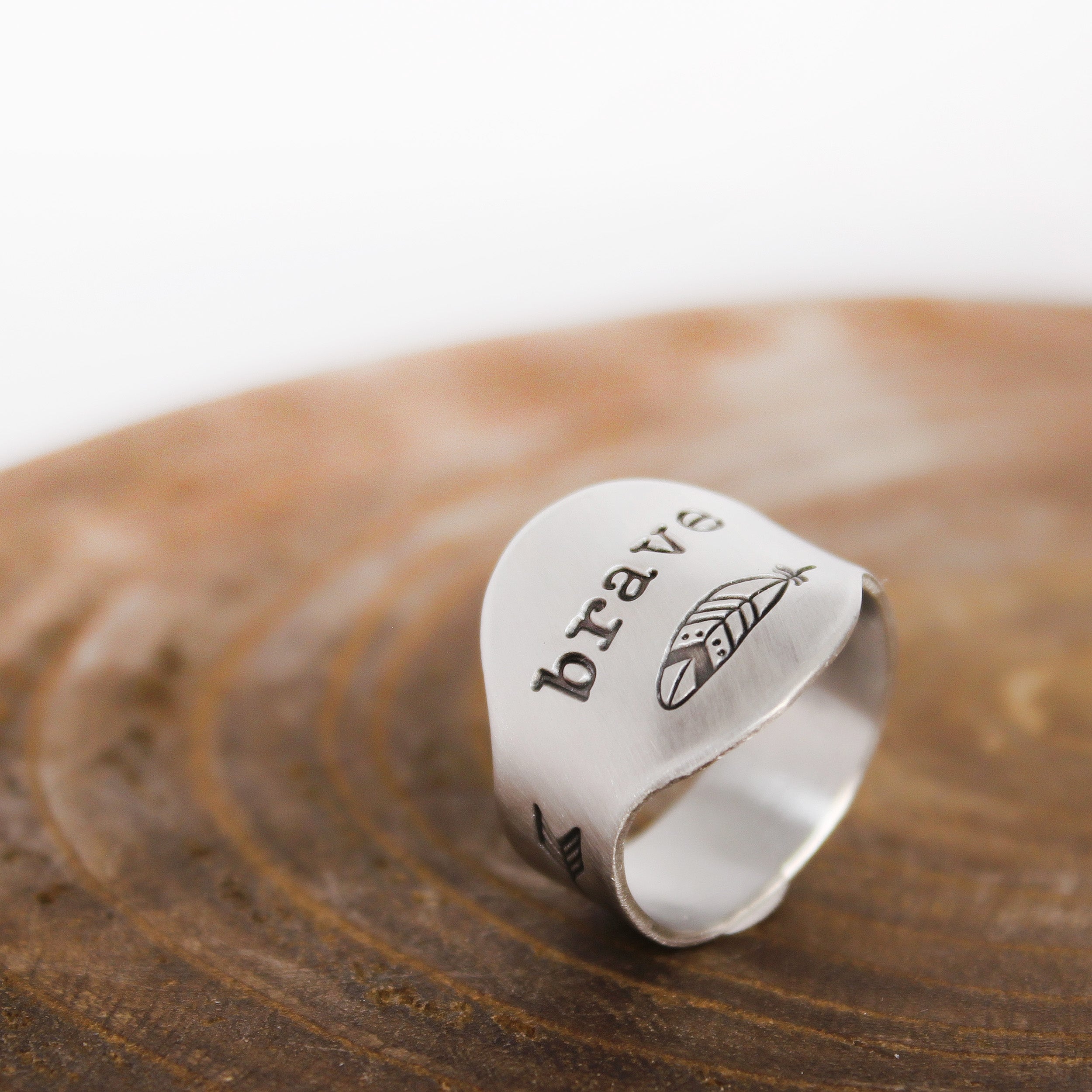 Show Your Bravery with the Brave Ring | Pure Impressions