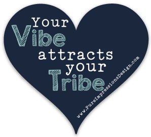 Vibe Tribe Sticker - Attracting Positive Connections