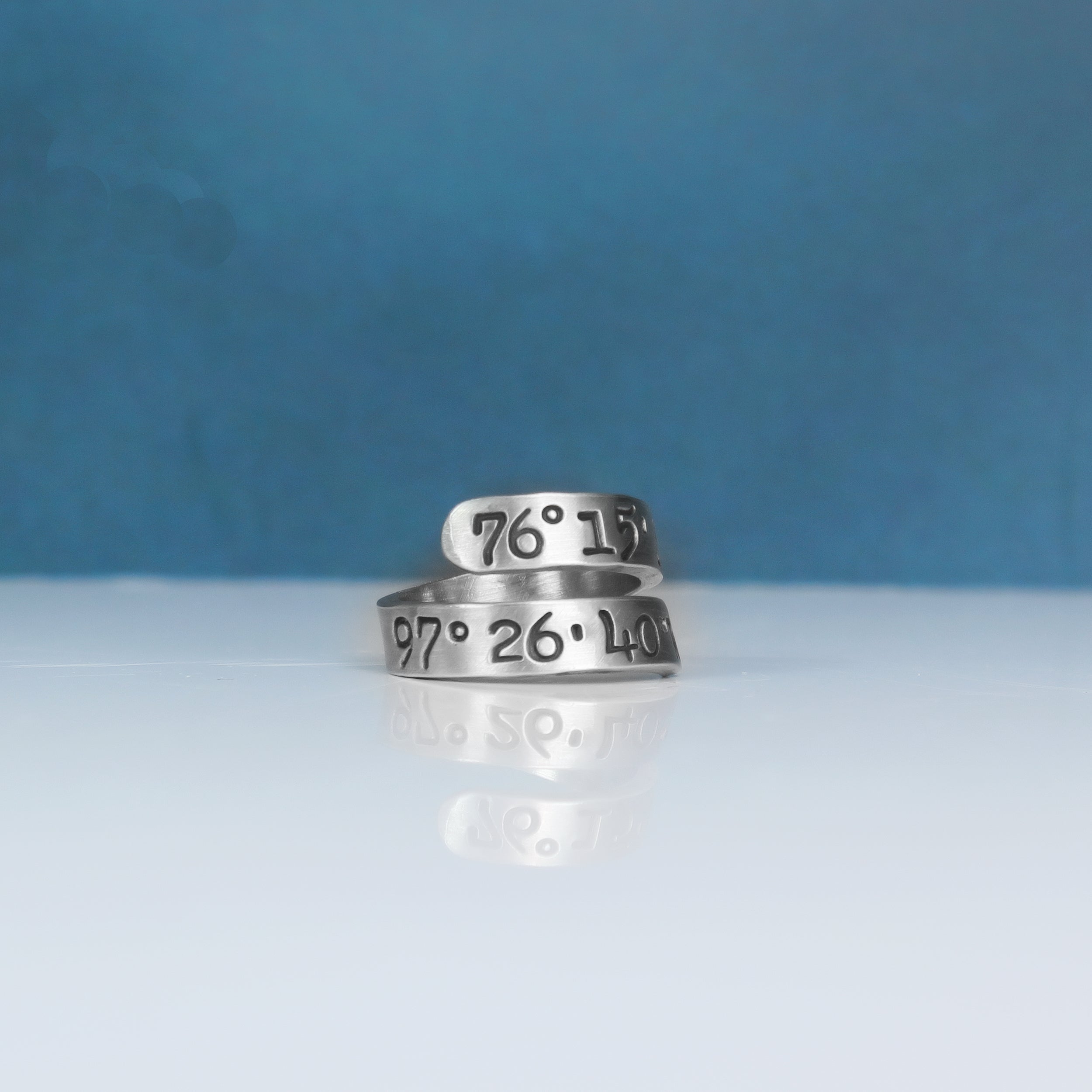 Coordinate Wrap Ring - Handmade Jewelry | Pure Impressions