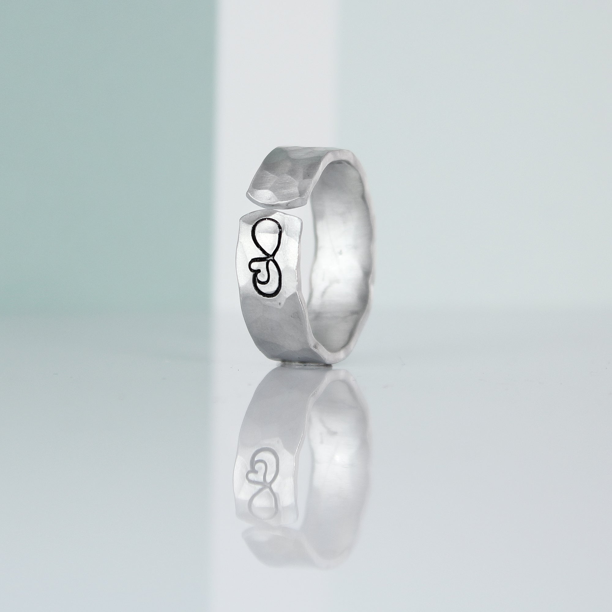Alpha Omega Epsilon Infinity Ring Licensed Sorority Jewelry