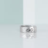 Alpha Omega Epsilon Infinity Ring Licensed Sorority Jewelry