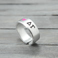 Delta Gamma Heart Ring Sorority Impressions Custom Gifts