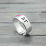 Delta Gamma Heart Ring Sorority Impressions Custom Gifts