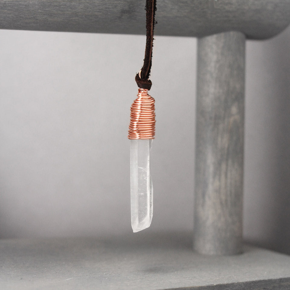 Copper Quartz Necklace Pure Impressions Design