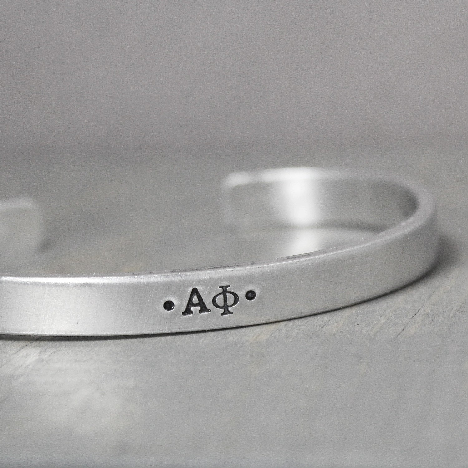 Alpha Phi Cuff Licensed Sorority Jewelry
