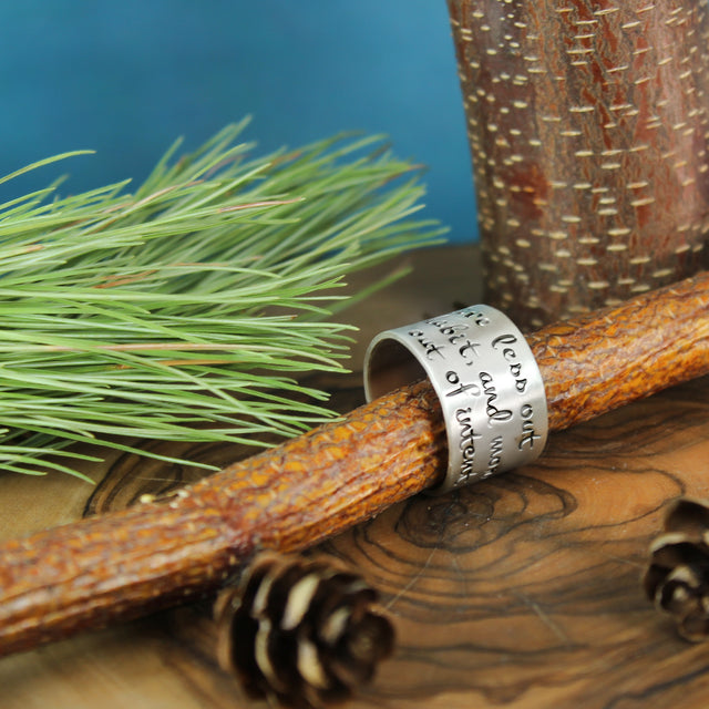 Silver Habit Inspiration Ring