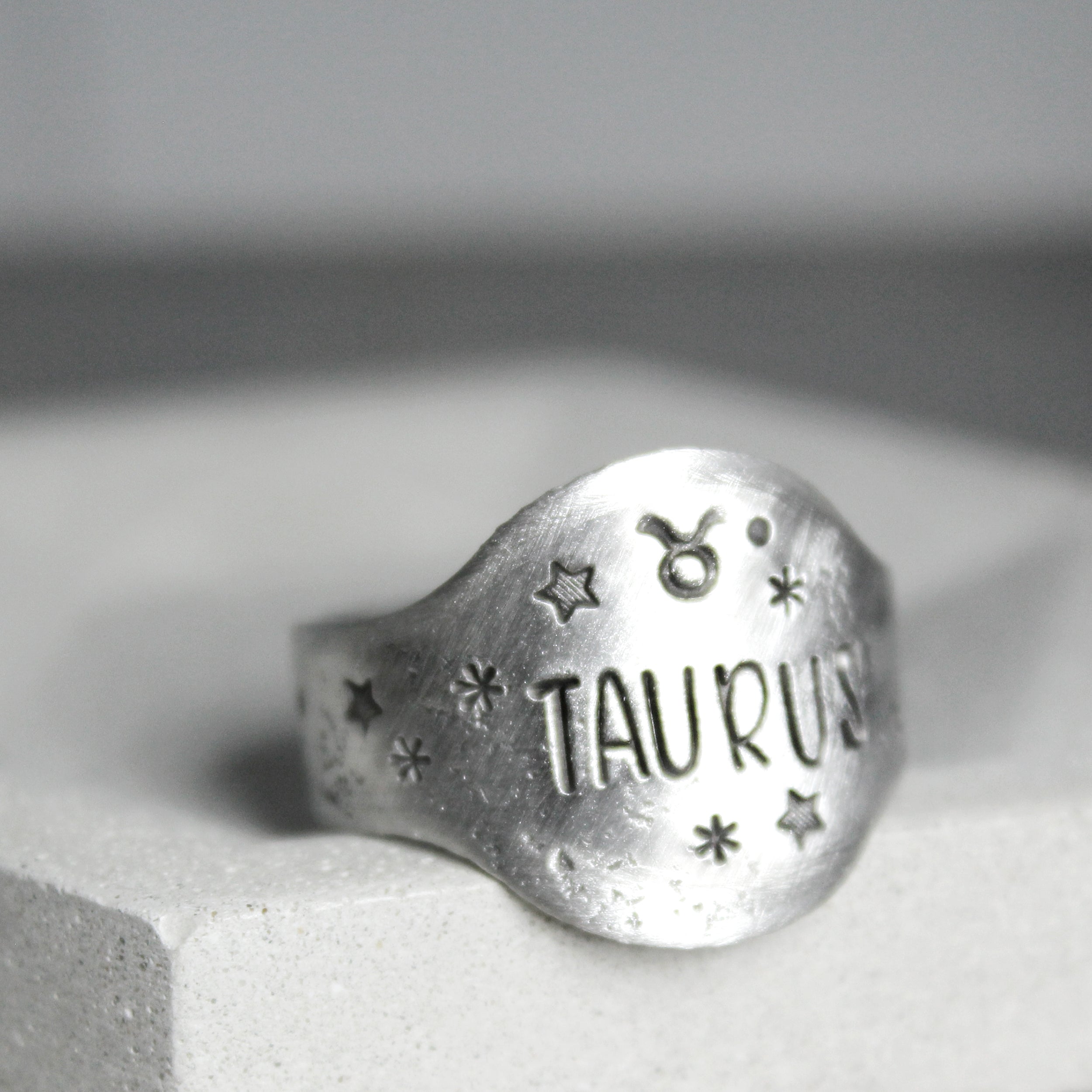 Taurus Zodiac Ring Zodiac Jewelry
